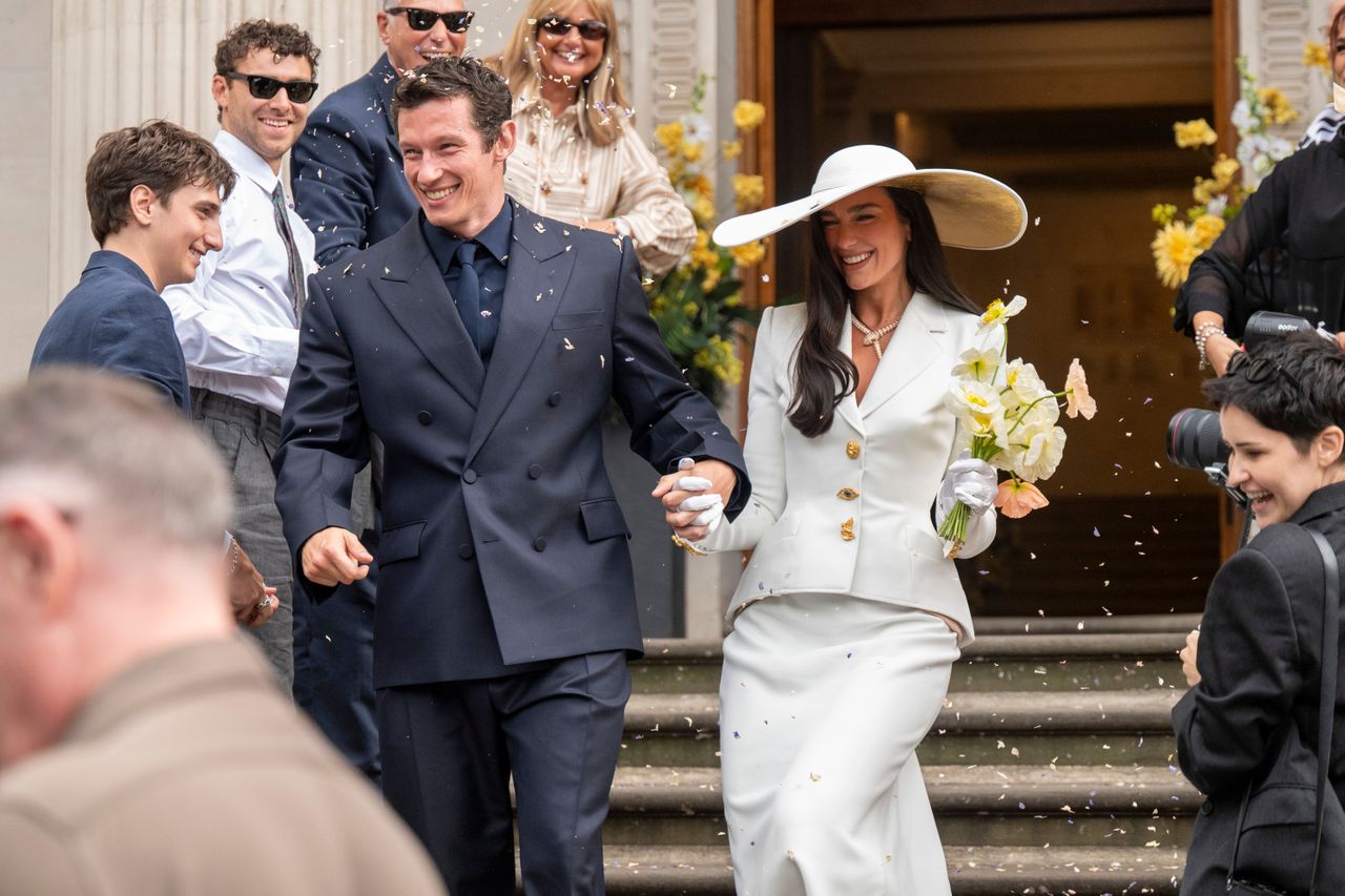 Dua Lipa's stunning courthouse wedding look paid homage to this '70s icon