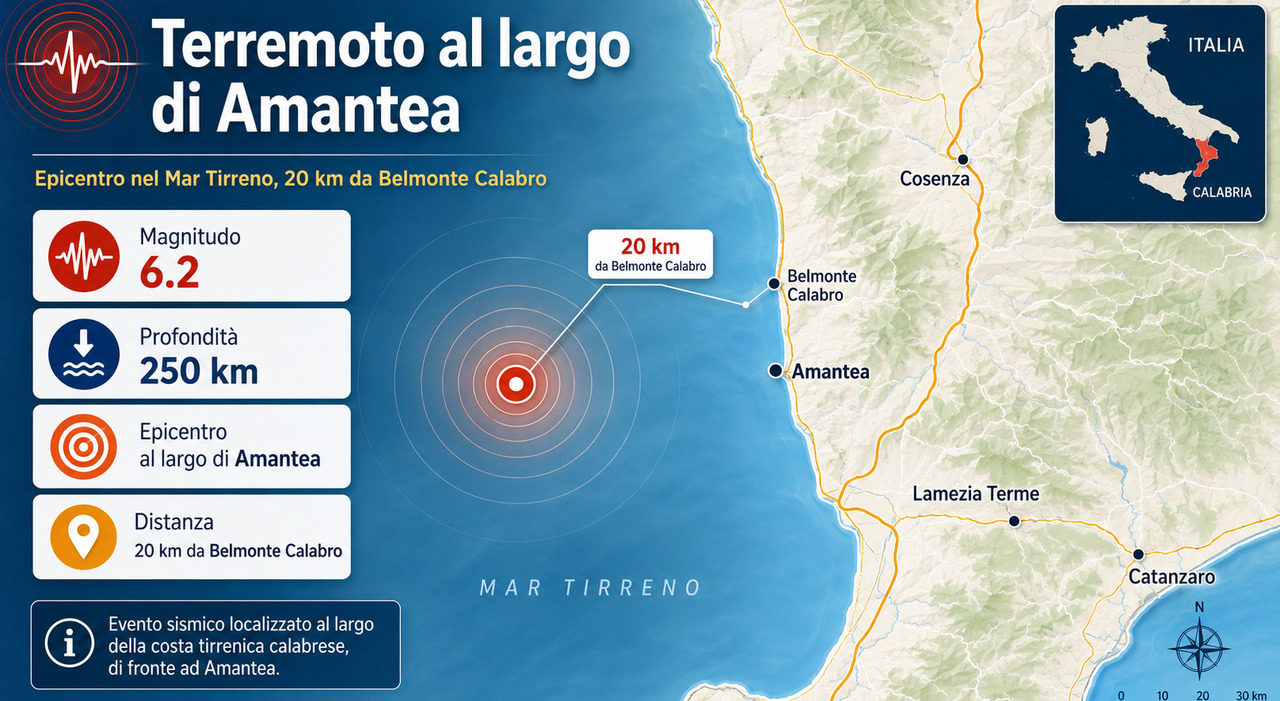 Terremoto 6.2 in Calabria, avvertito in tutto il Sud Italia da Palermo ...