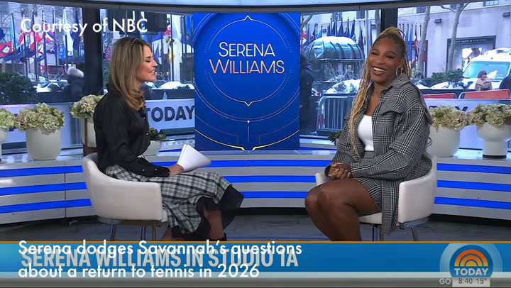 Watch: Serena Williams and Savannah Guthrie dance around questions of a ...