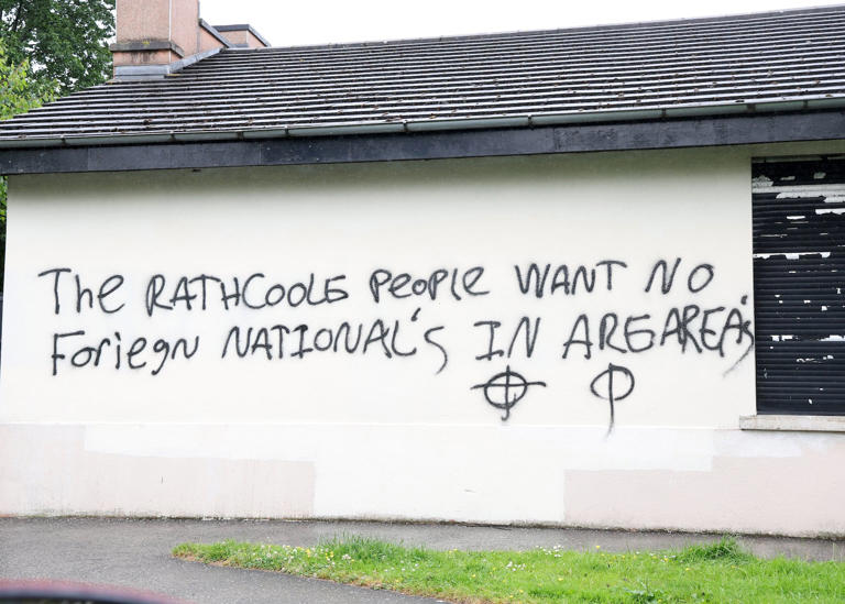 Police probe racist graffiti as threats appear against landlords and ...