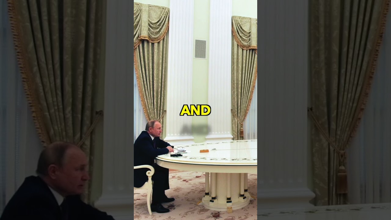 Why Putin is known for having unusually long conference tables