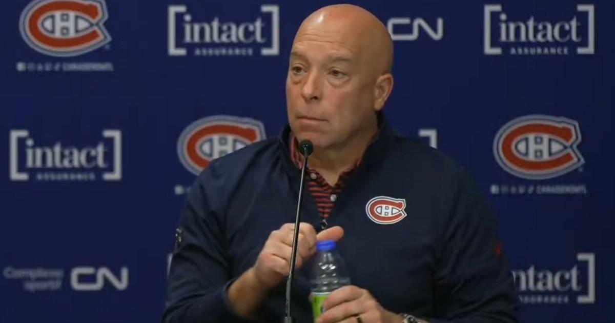Kent Hughes takes a shot at the Maple Leafs during end of season presser