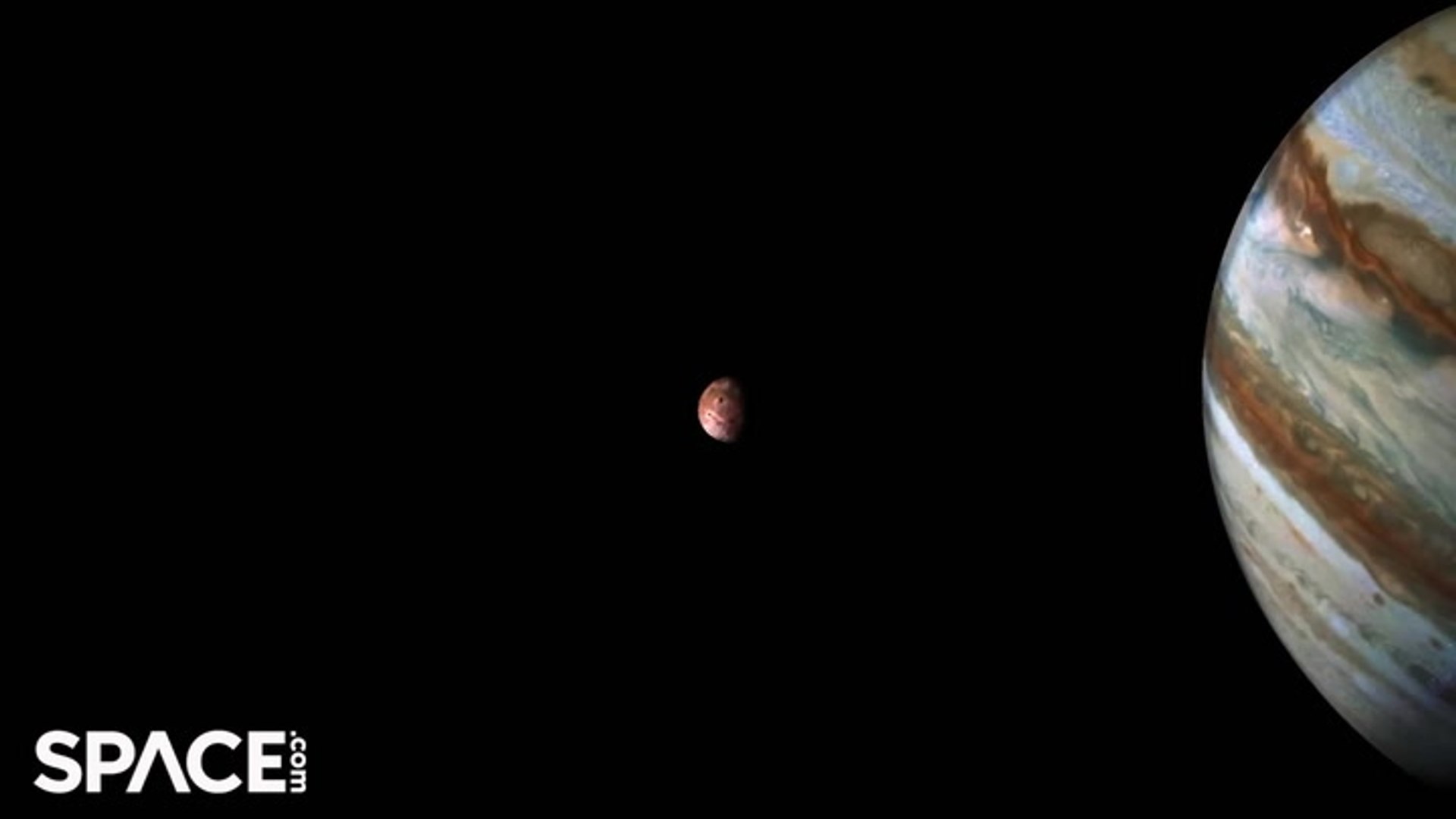 Animation Of NASA Spacecraft's Flyby Of Jupiter's Volcanic Moon Lo