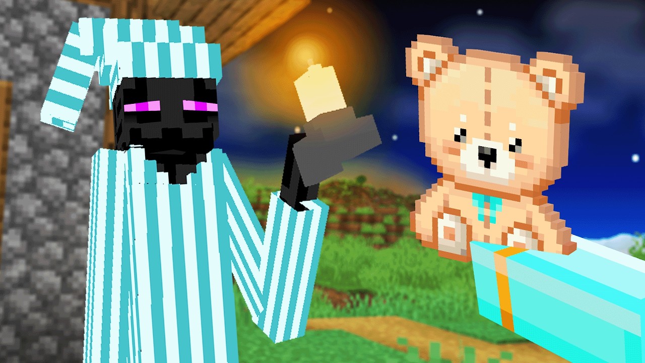Watching Minecraft mobs experience strange dreams while they sleep ...
