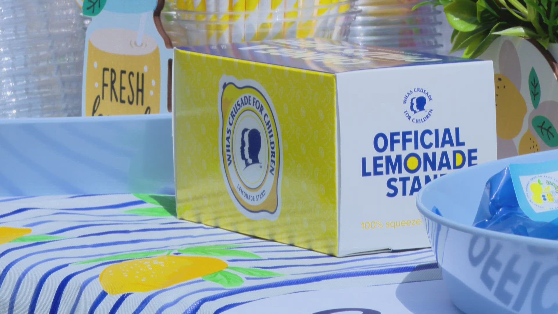 Two brothers open lemonade stand for WHAS Crusade