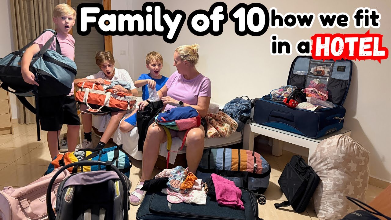 How Family Fun Pack fits 10 people into one hotel room