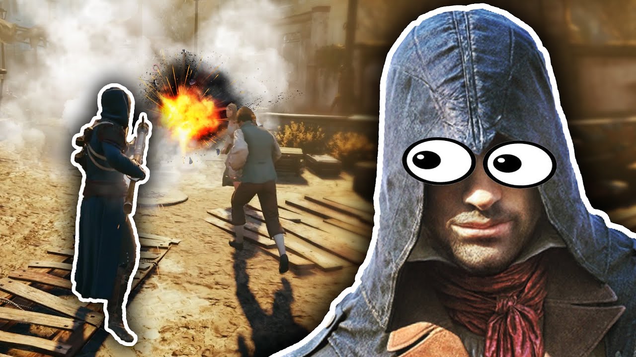 Playing Assassin’s Creed Unity with the worst weapon possible