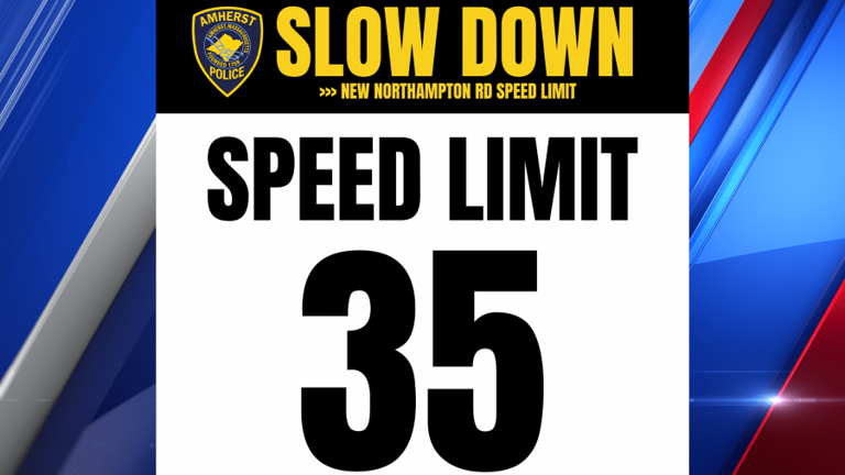 New speed limit on Northampton Road in Amherst to enhance safety