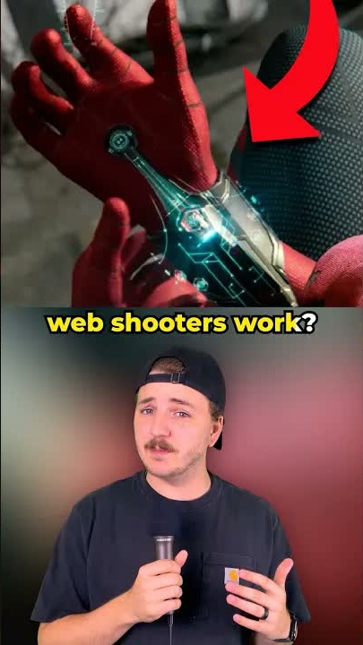 Spider-Man's web shooters explained #spiderman