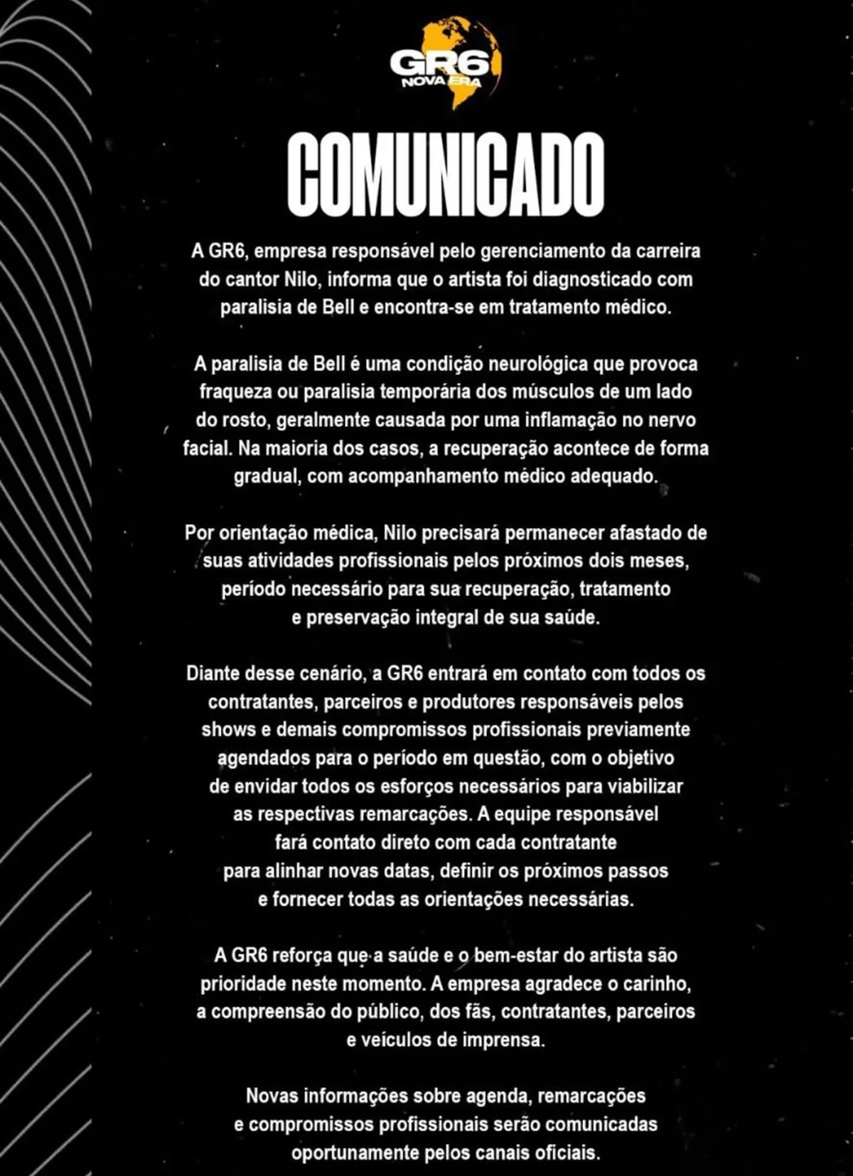 Cantor Nilo Froelich, ex de Luisa Sonza, cancela shows devido a ...