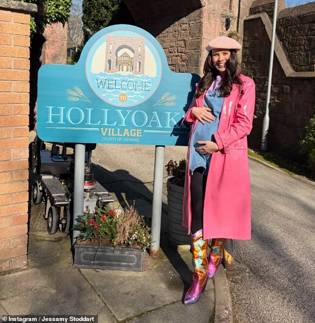 Hollyoaks star Jessamy Stoddart reveals she's welcomed her second child ...