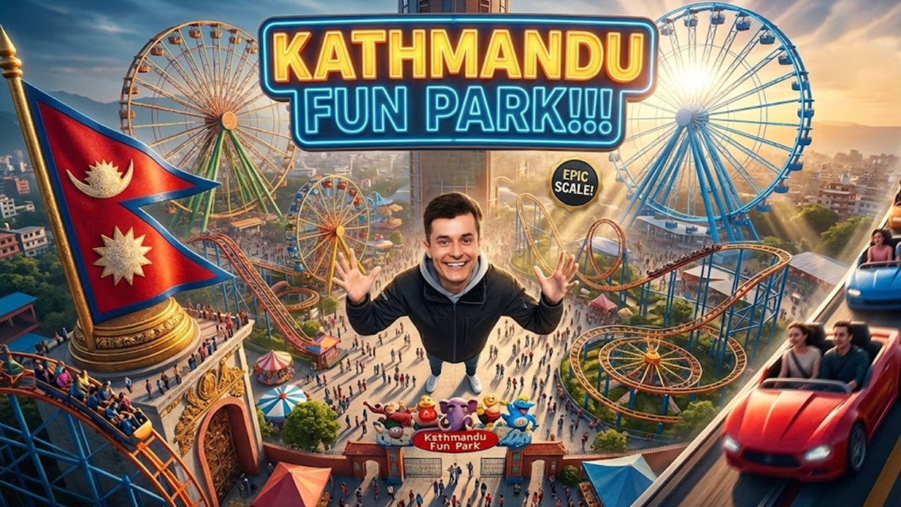 $0.40 Nepal theme park challenge | Ultimate budget adventure