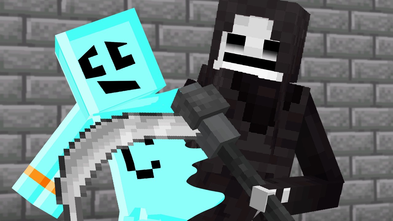 Attempting to beat the Minecraft game while facing constant death