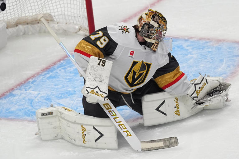 Carter Hart says he has learned and grown since joining the Golden ...