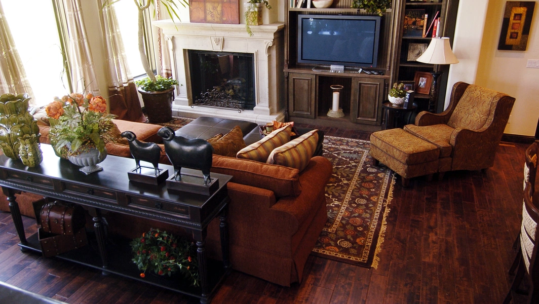 Warm tones and patterned floors set 2026 design mood