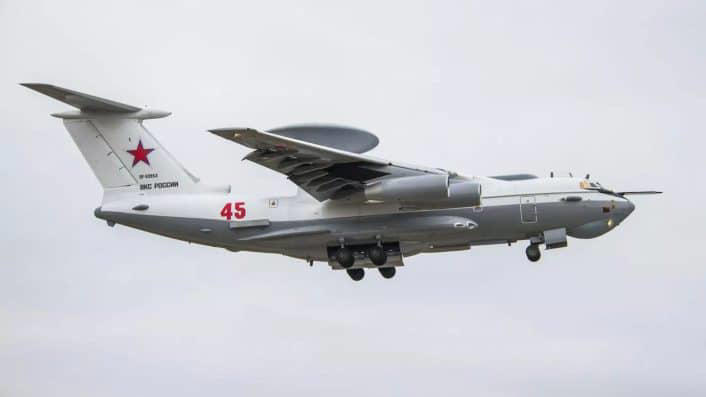 Image shows Russia fielded a new A-50U airborne early warning aircraft
