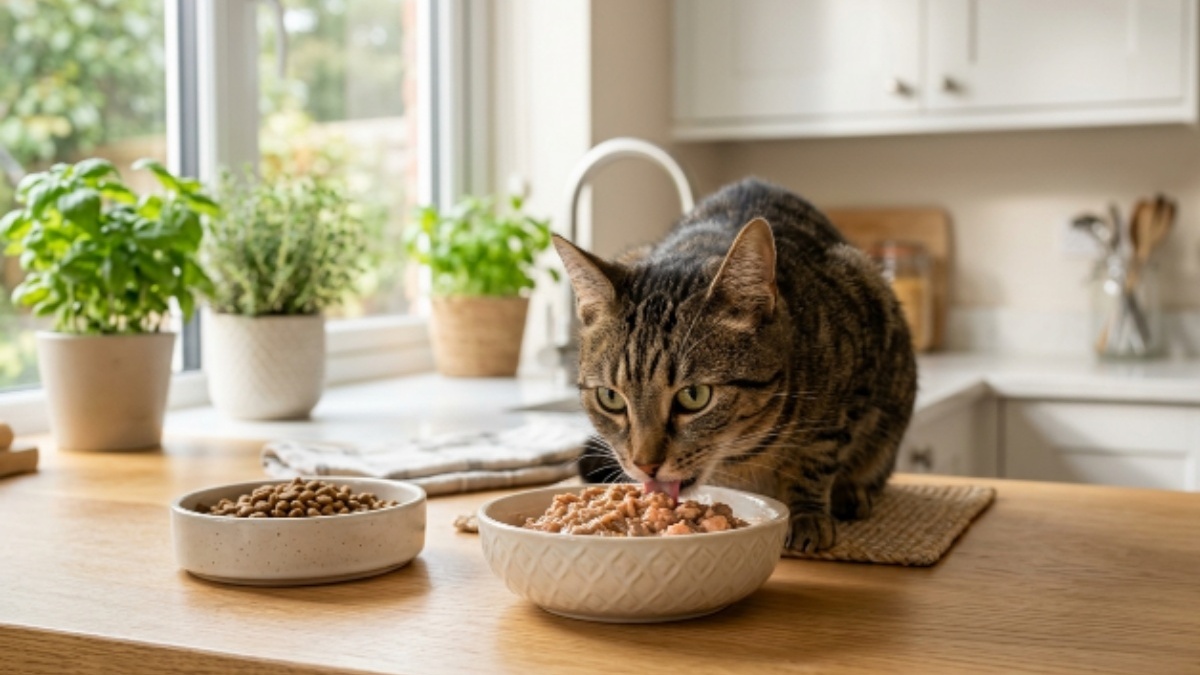 Why should you feed your cat wet food and not just kibble?