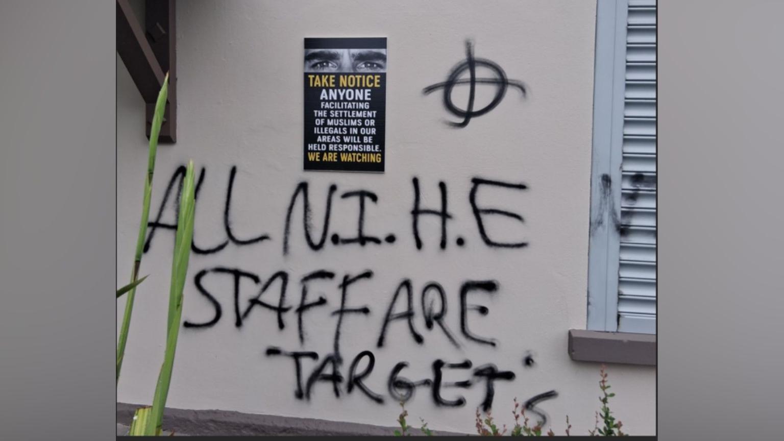 Housing Executive condemns 'threatening graffiti' aimed at staff