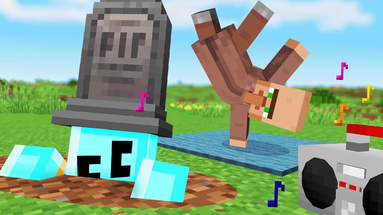 Discovering how villagers behave after a player dies in Minecraft