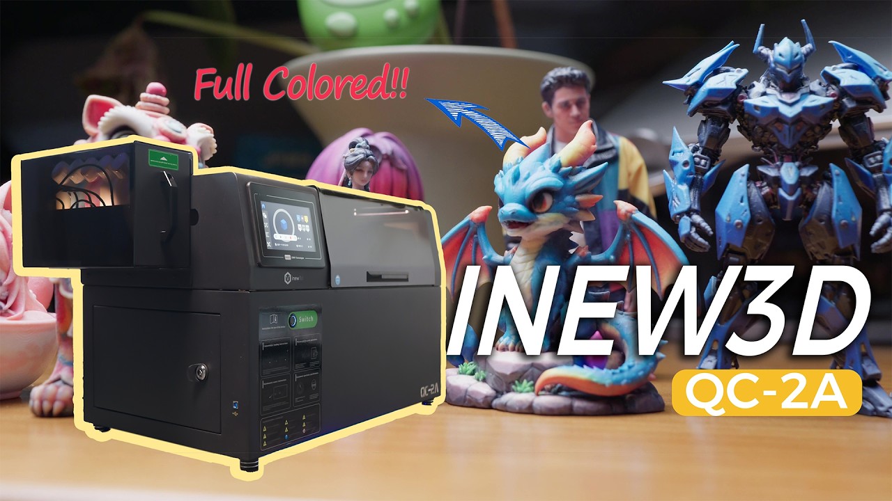 INEW3D QC2A review: Is the one-stop desktop full-color 3D printer the ...