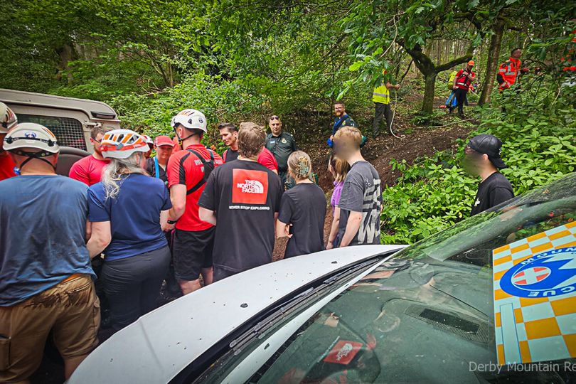 Fire crews, paramedics, and search and rescue teams in North ...