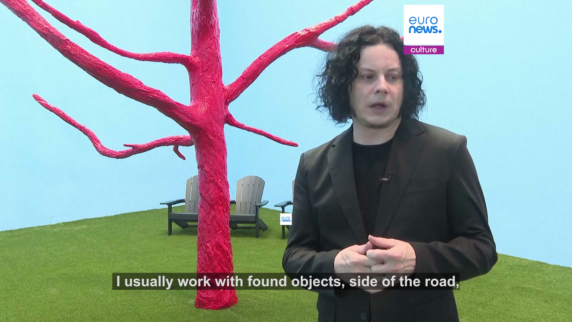 Thinking man's art: Rocker Jack White goes public with private artworks ...