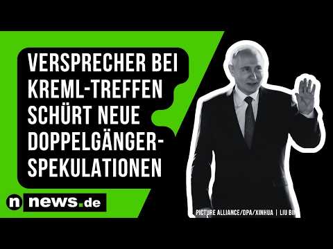 Wladimir Putin: Versprecher bei Kreml-Treffen schürt neue Doppelgänger ...