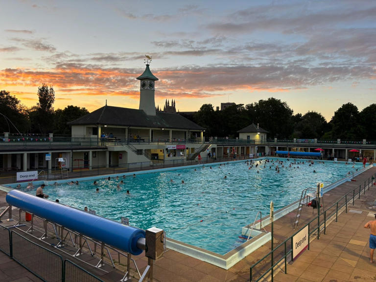 Happy 90th birthday Peterborough Lido! Party goers make a splash at ...
