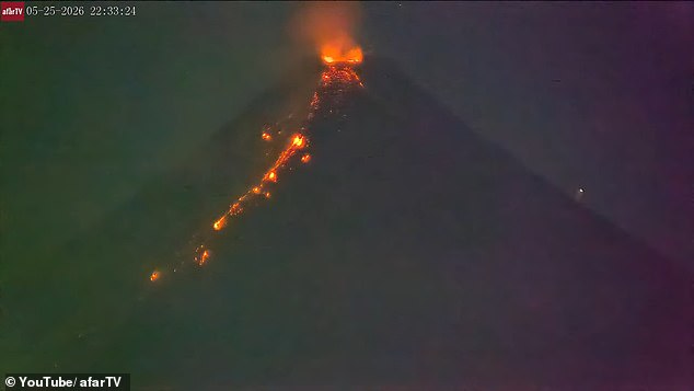 Harvard professor gives verdict on UFO seen rising from behind volcano ...