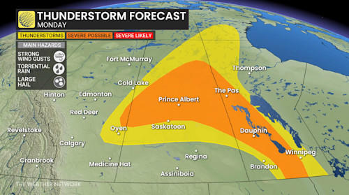 Stay alert: Multi-day thunderstorm threat spans the eastern Prairies