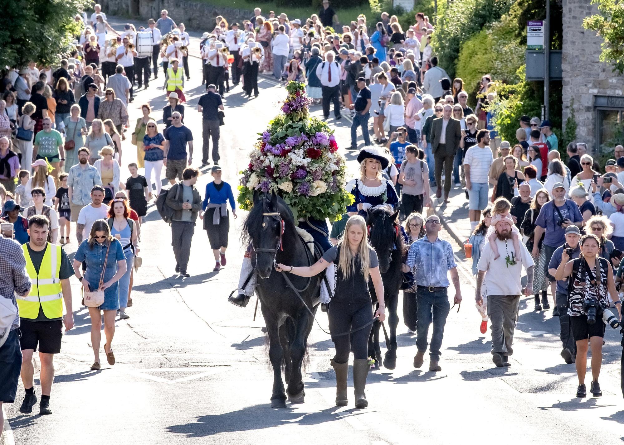 Castleton Garland Day: All the best pictures from the centuries-old ...