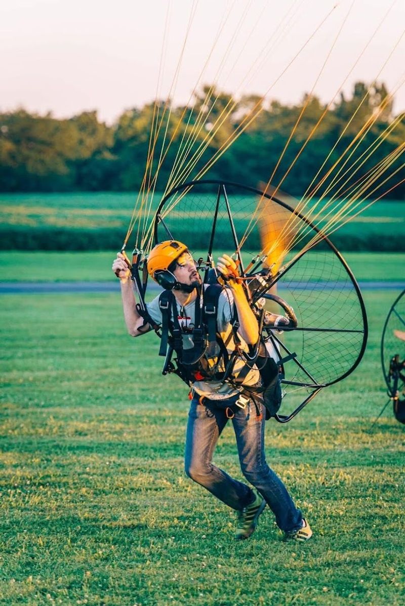 Soar above Indiana’s open farm fields at this thrilling paragliding ...