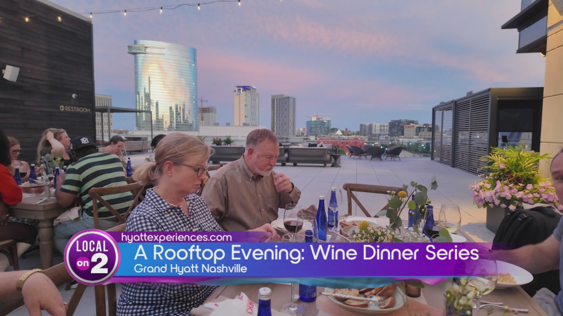 A rooftop evening: Wine dinner series