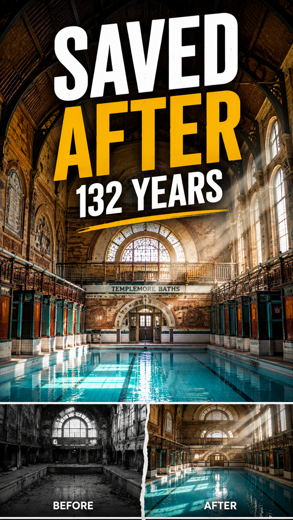 Inside Templemore Baths: How Belfast's historic 1893 pool was saved and ...