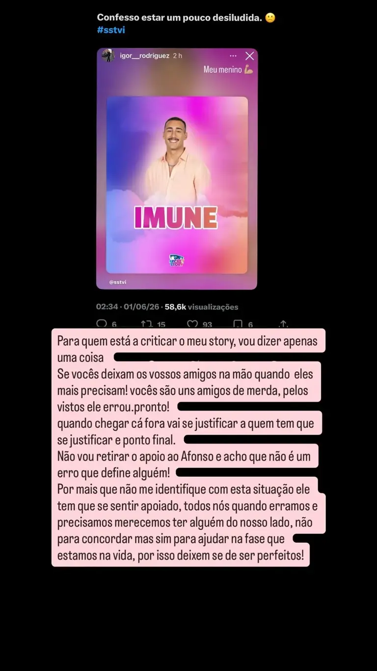 Igor Rodriguez fala sobre Afonso Leitão e reage a críticas: "Vou dizer ...