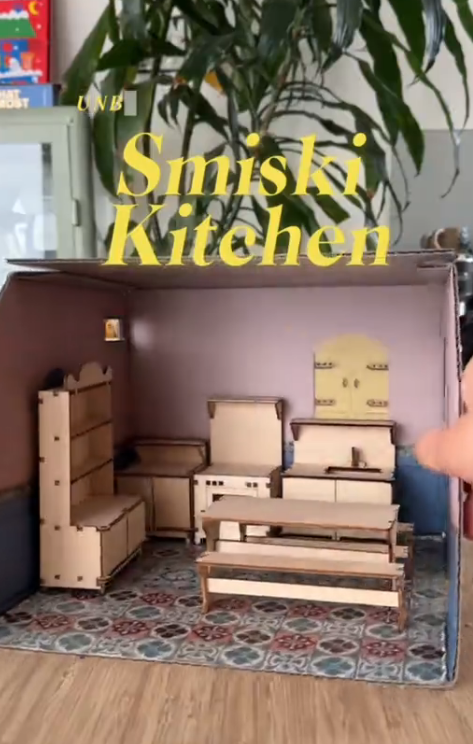 Smiski blind box mini kitchen unboxing
