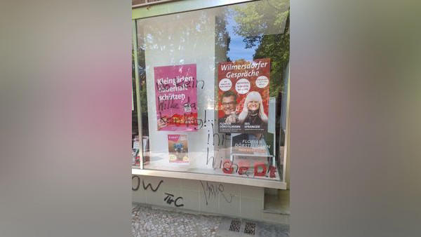 Bürgerbüro von SPD-Politiker beschmiert – "Lasse mich nicht einschüchtern"