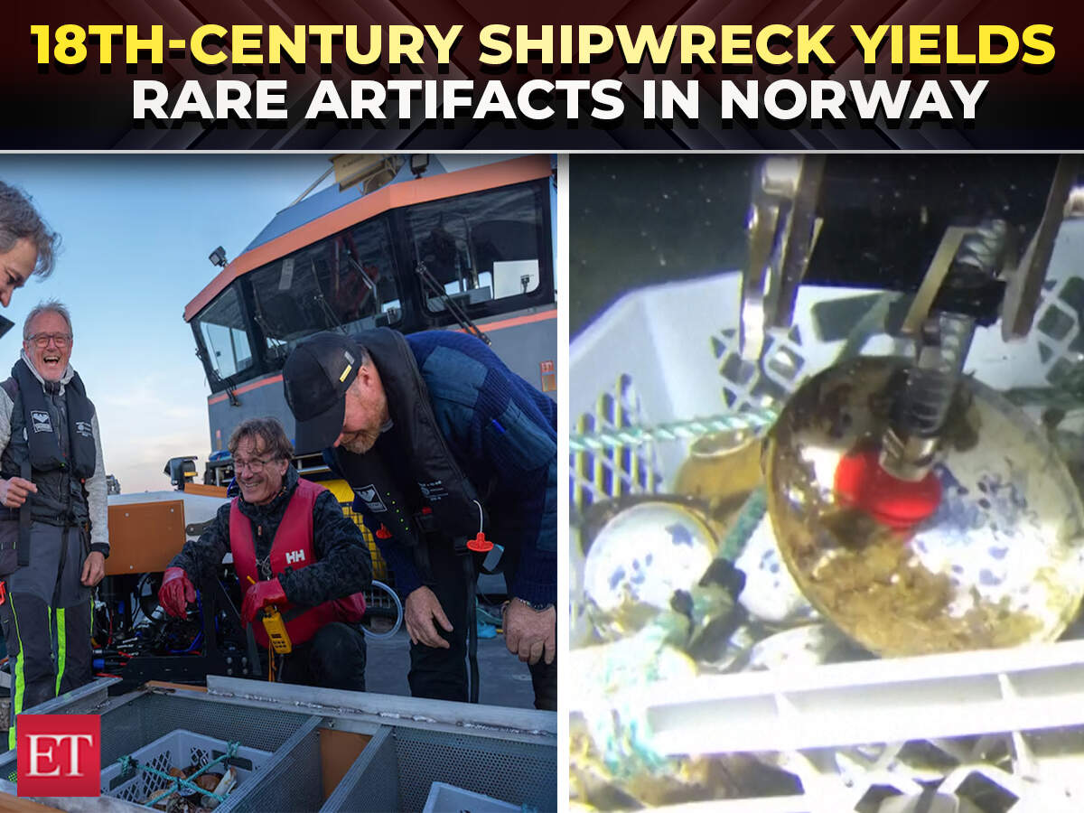 Norway recovers porcelain, chandeliers from 18th century shipwreck