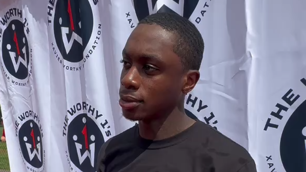 Chiefs WR Xavier Worthy discusses Rashee Rice at youth camp in KC