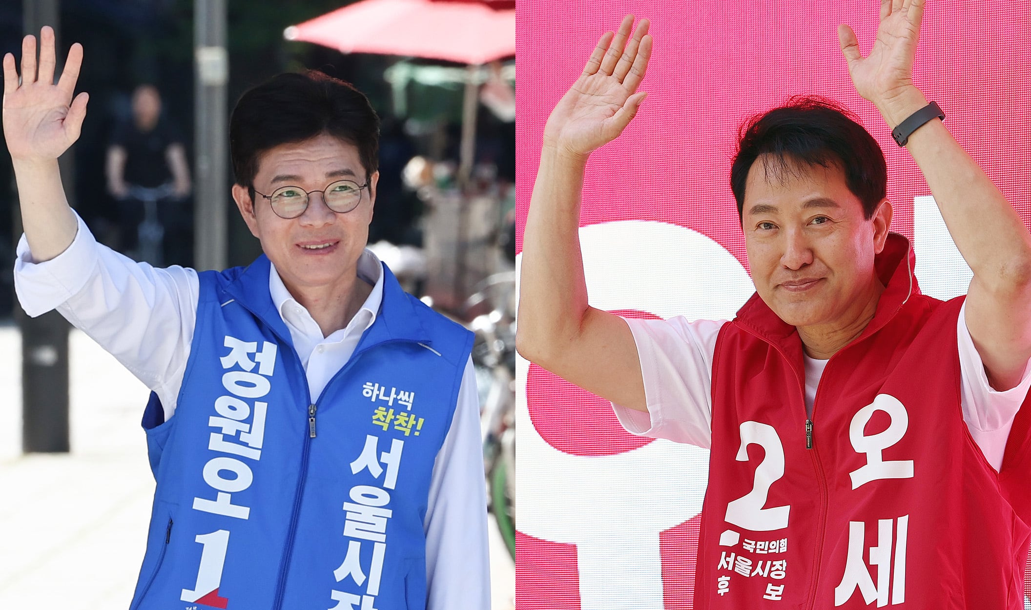 Chong, Oh trade barbs as Seoul mayor vote nears