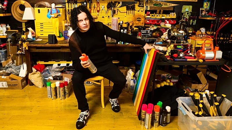 Thinking man's art: Rocker Jack White goes public with private artworks ...