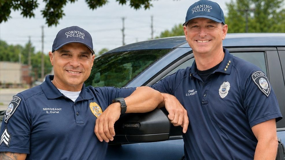 Corning Police Chief Bassett announces retirement, Sergeant Curiel steps in