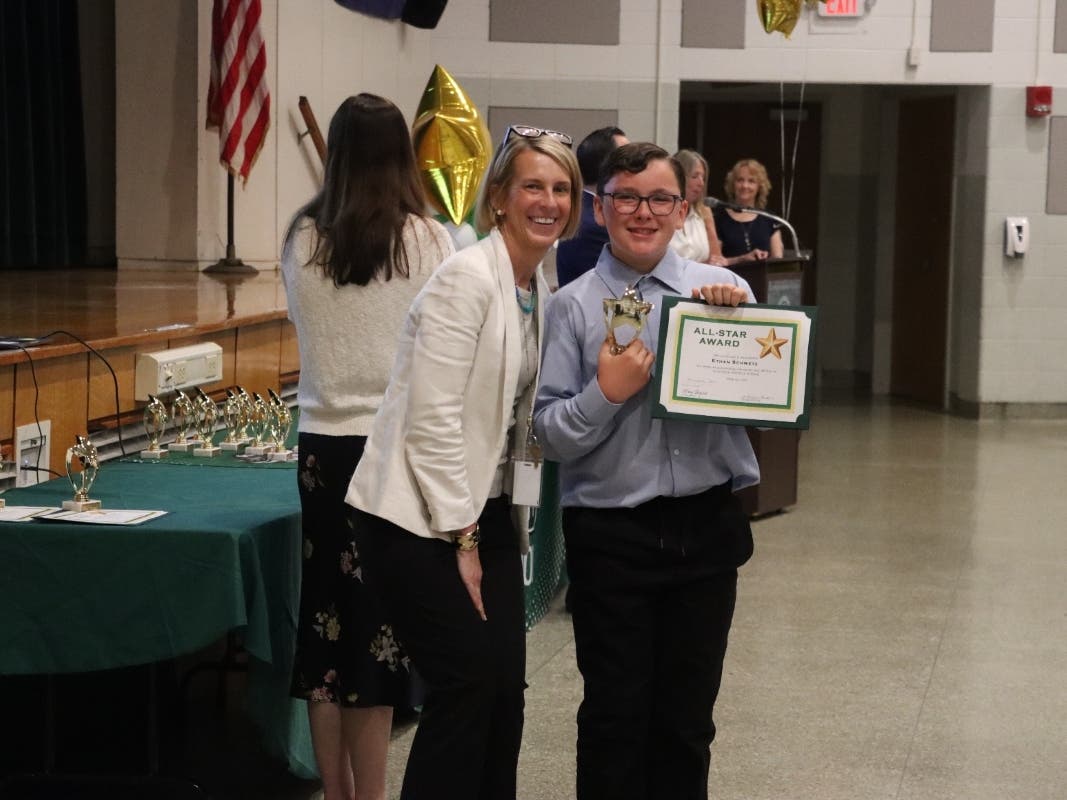 Oldfield Middle School celebrates 70 students at 20th annual All-Star ...