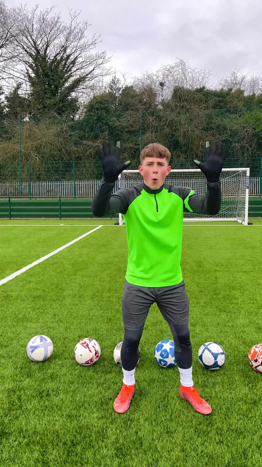 Intense 10 ball crossbar challenge
