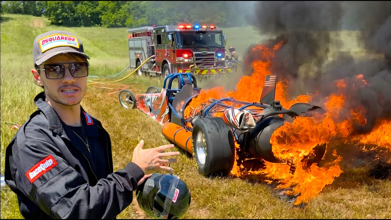 He put a jet engine in an F1 car - then everything caught fire