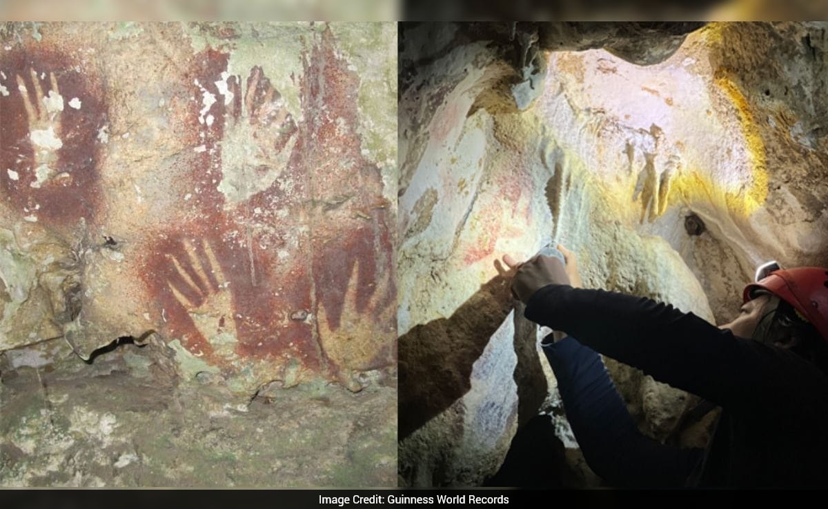 World's oldest non-figurative painting found in Indonesian cave