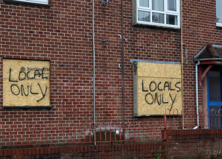 Police probe racist graffiti as threats appear against landlords and ...