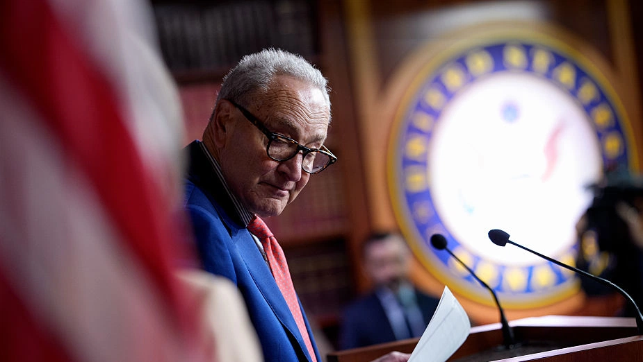 Schumer pushes to dismantle $1.8bn Trump fund amid funding standoff