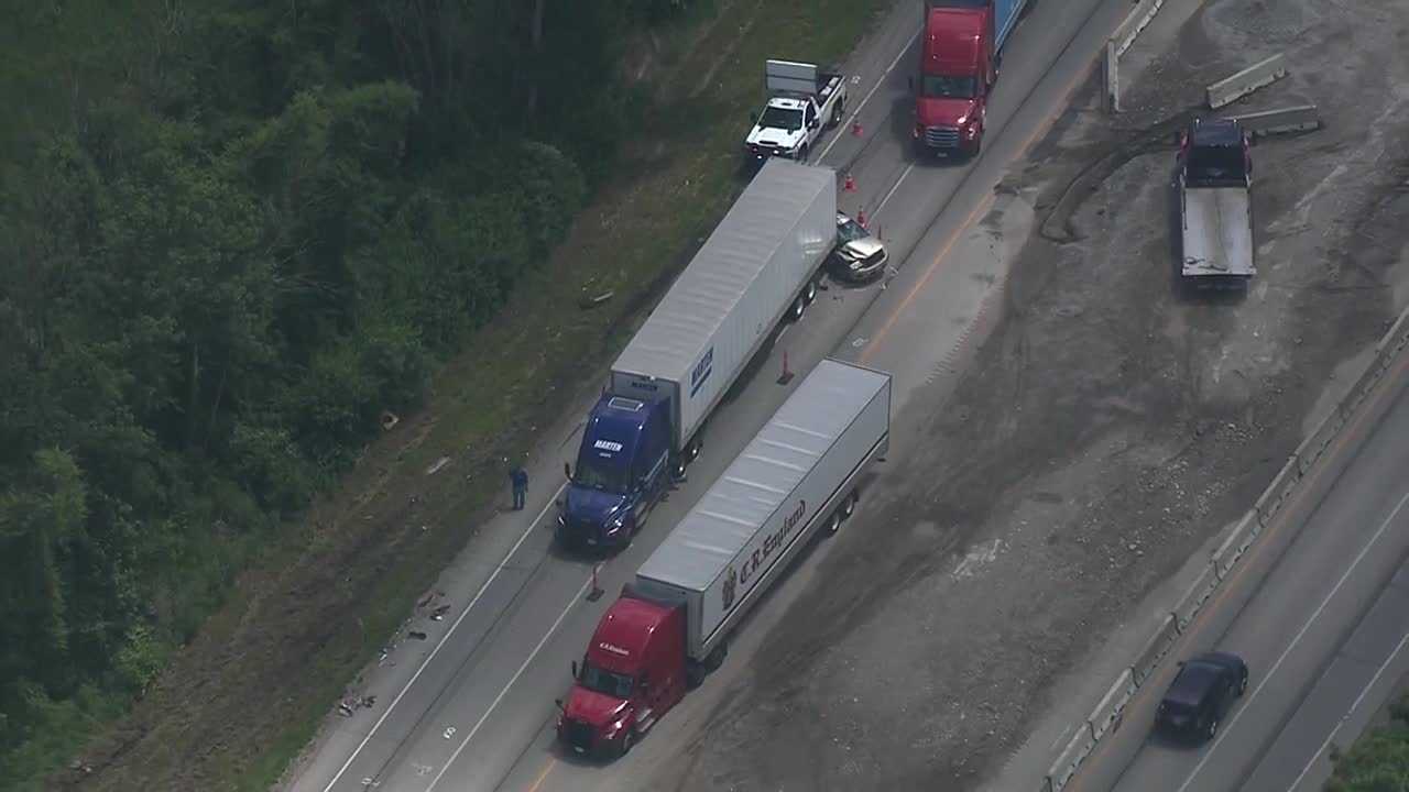 MSHP: Portion of I-70 shut down due to injury crash involving multiple ...