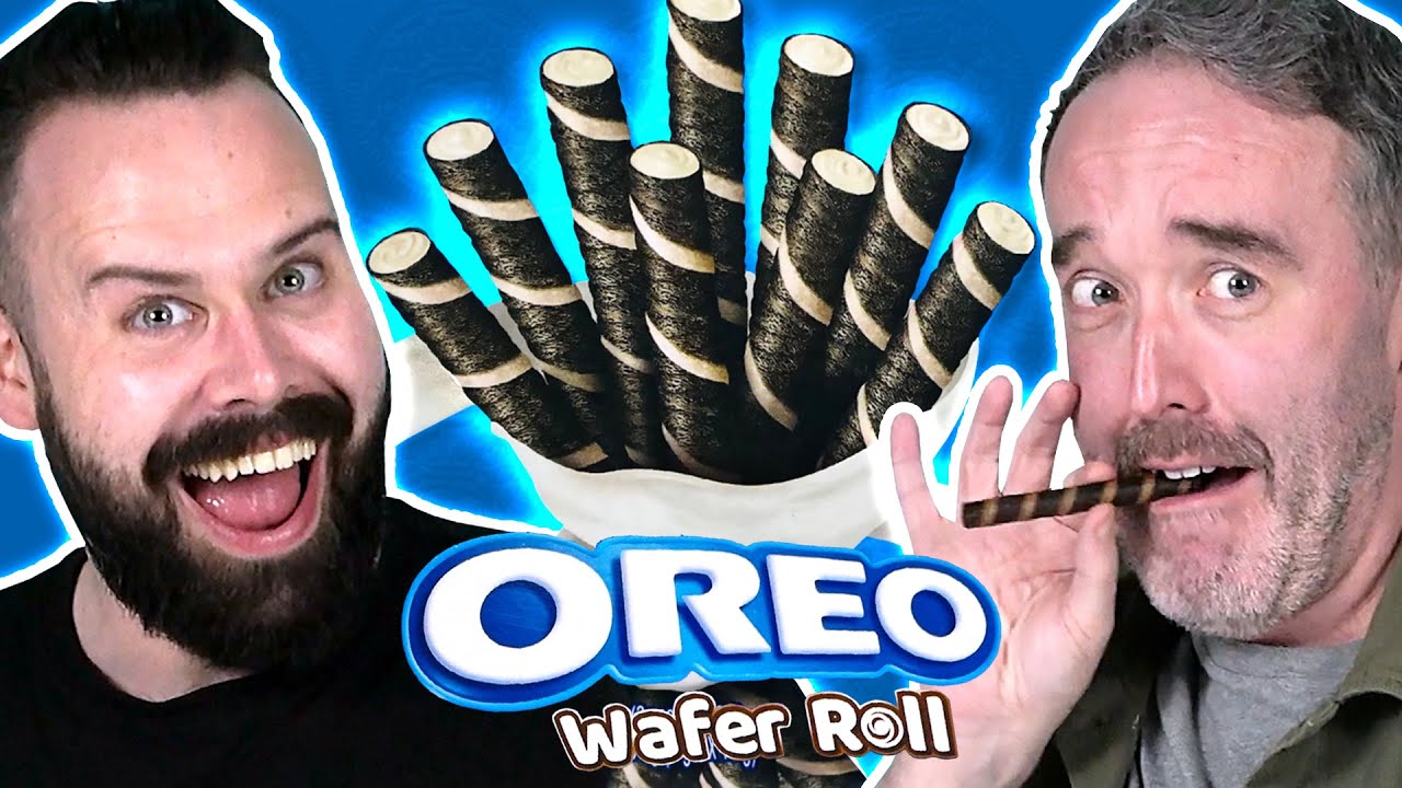 Irish people try Oreo wafer rolls